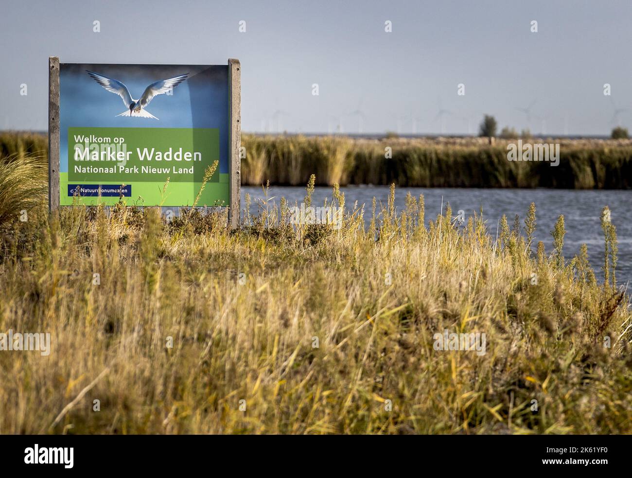 2022-10-11 10:25:55 MARKERMEER - The Marker Wadden during a press ...