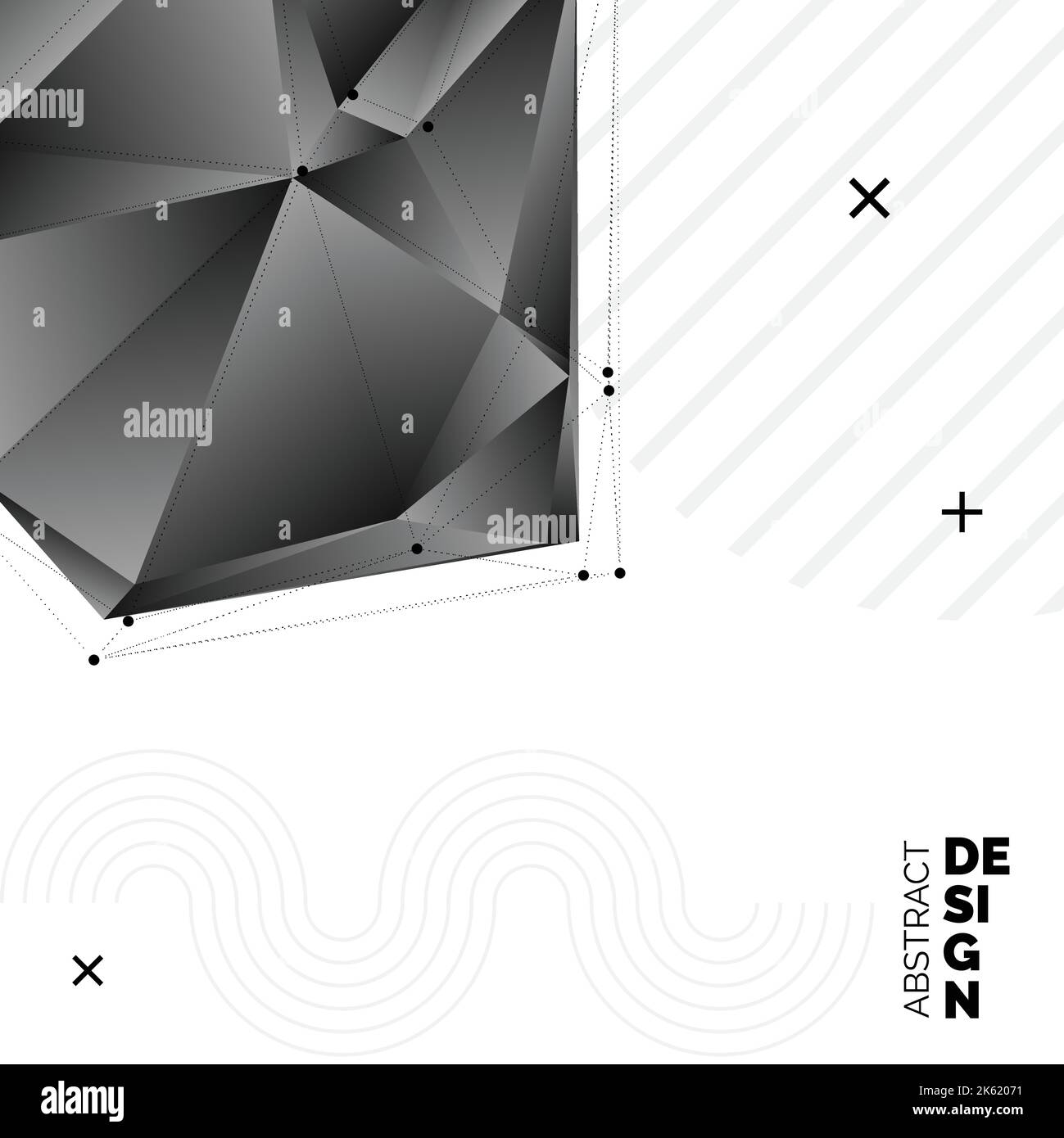 Abstract red rectangle paper background Black and White Stock Photos ...