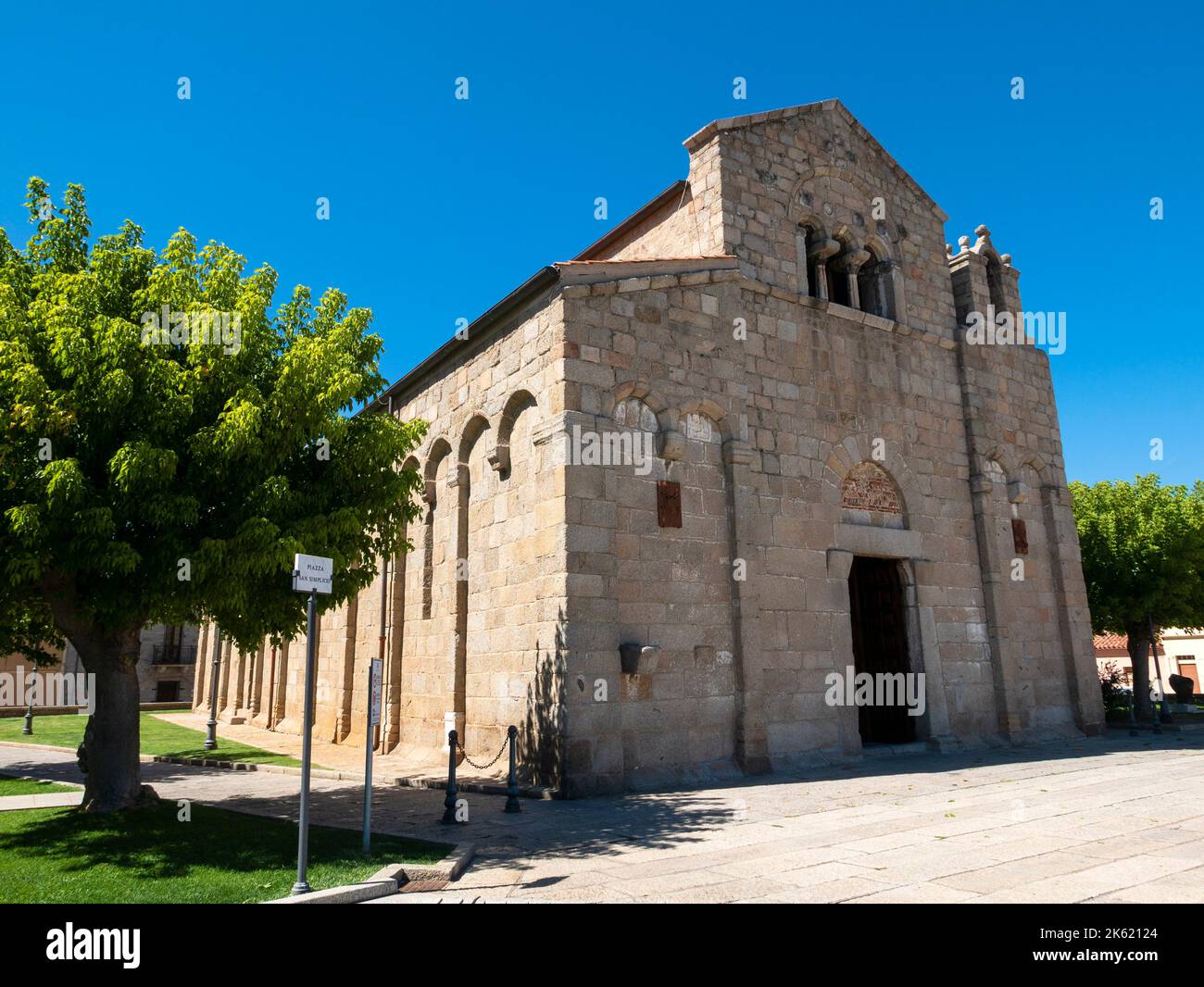 Basilica of San Simplicio, Olbia, Sardinia, Italy Stock Photo - Alamy