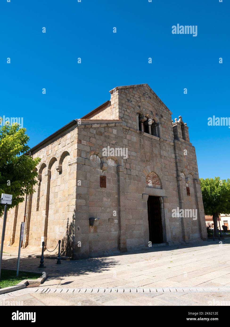 Basilica of San Simplicio, Olbia, Sardinia, Italy Stock Photo - Alamy