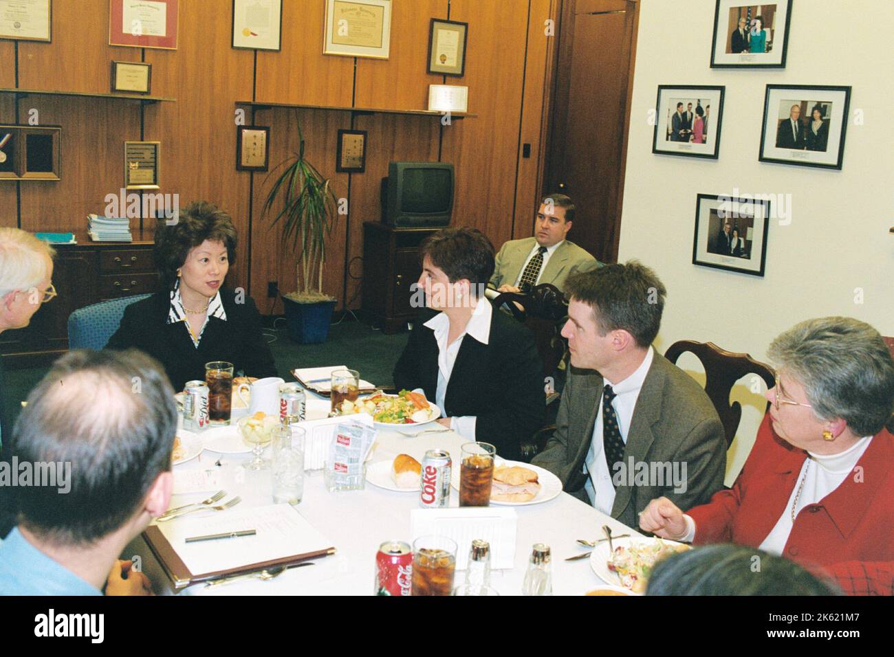 Office of the Secretary - Secretary Elaine Chao with Mike Porter ...