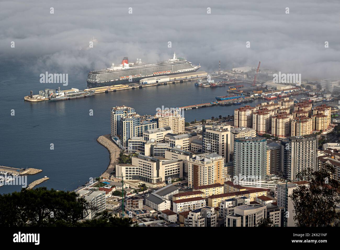 Port Of Gibraltar Stock Photo - Alamy