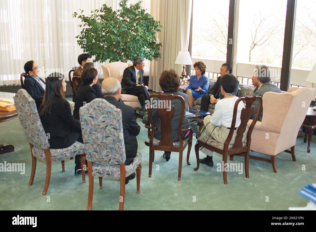 Office of the Secretary - Secretary Elaine Chao with Clayton Fong of ...