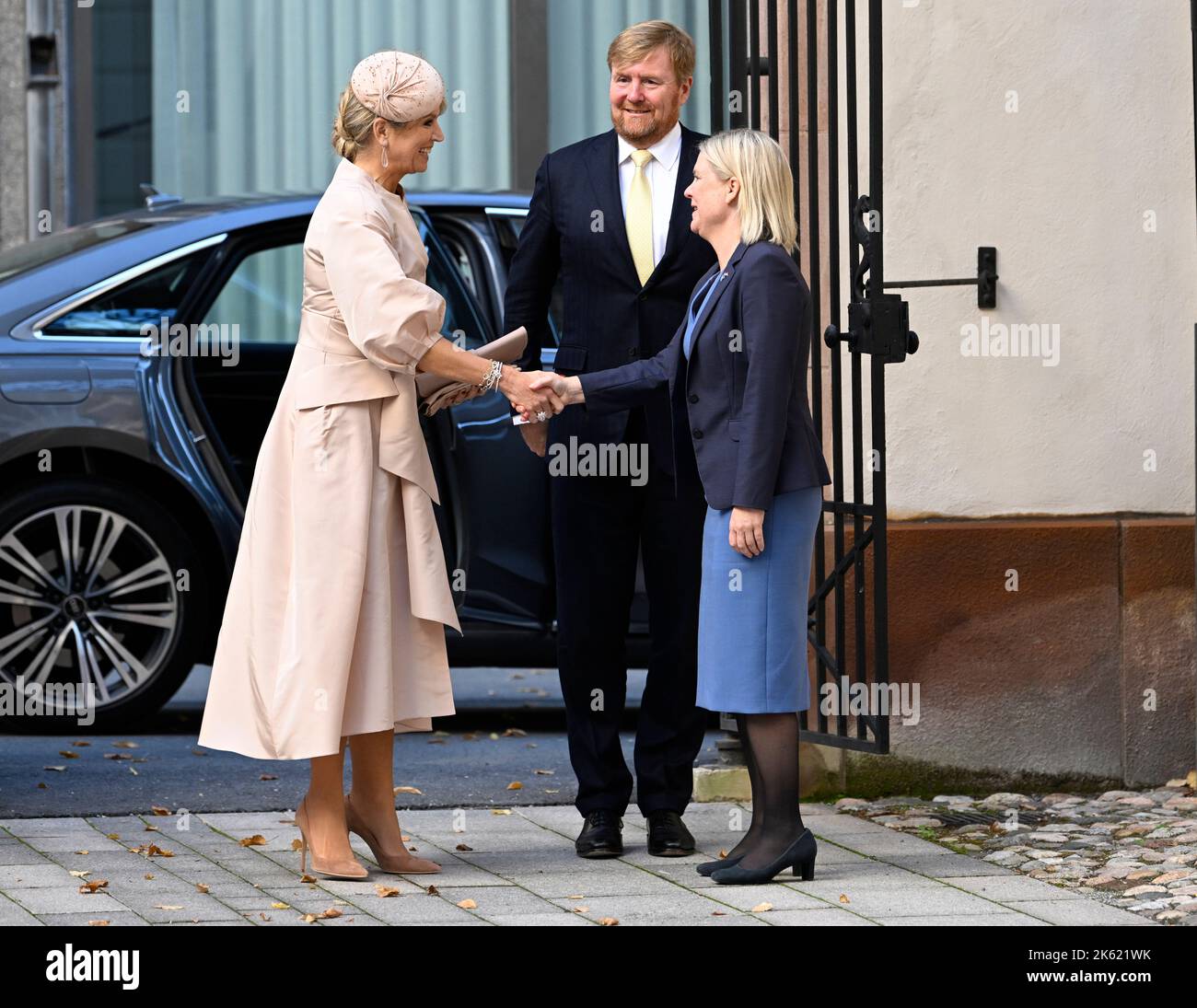 STOCKHOLM 20221011Kung Willem-Alexander och drottning Máxima träffar ...