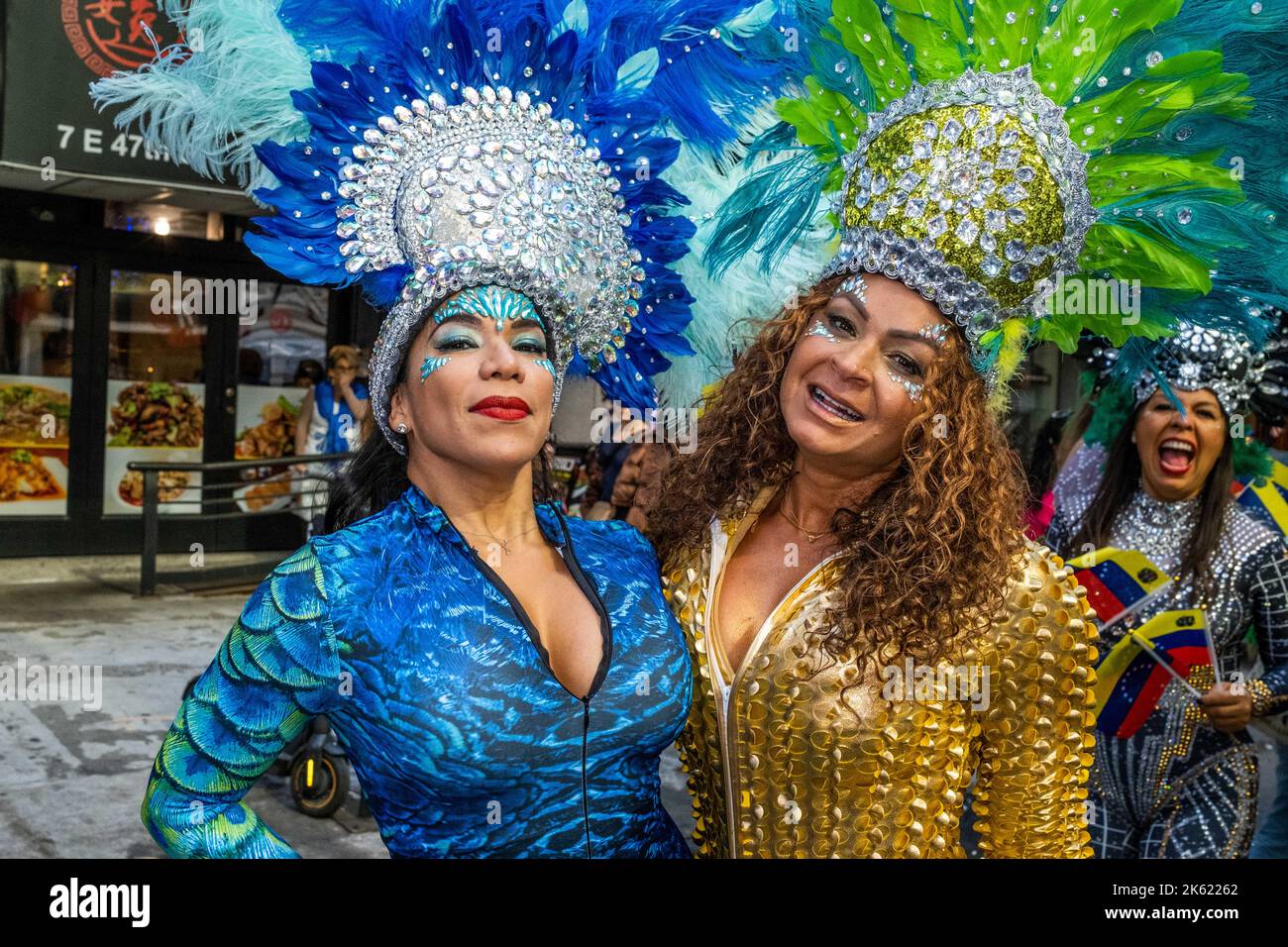 New York, New York, USA. 10th Oct, 2022. The Hispanic Day Parade NYC is ...