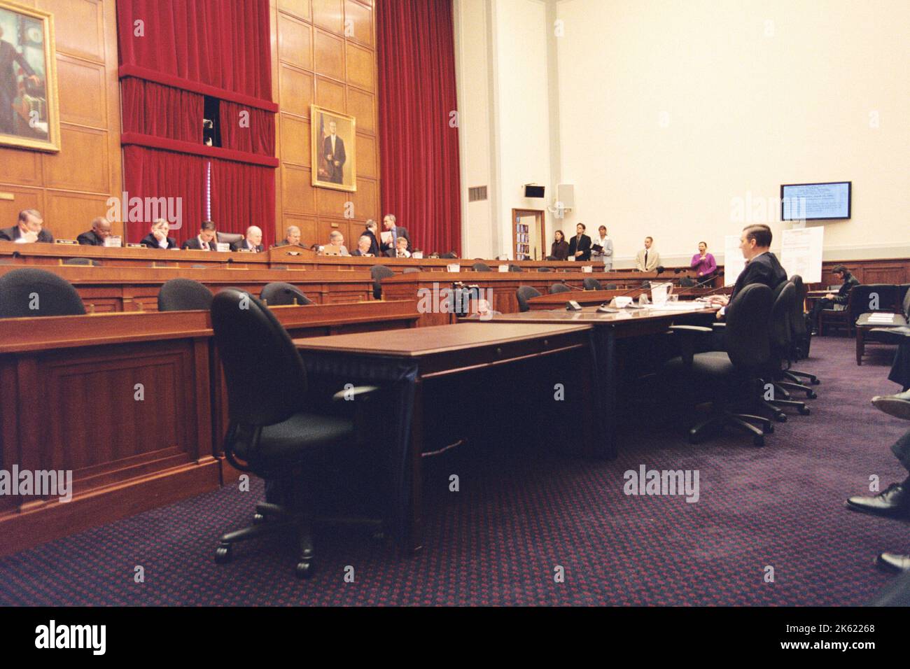 Office of the Secretary - Press Conference Cameron Finley Stock Photo ...