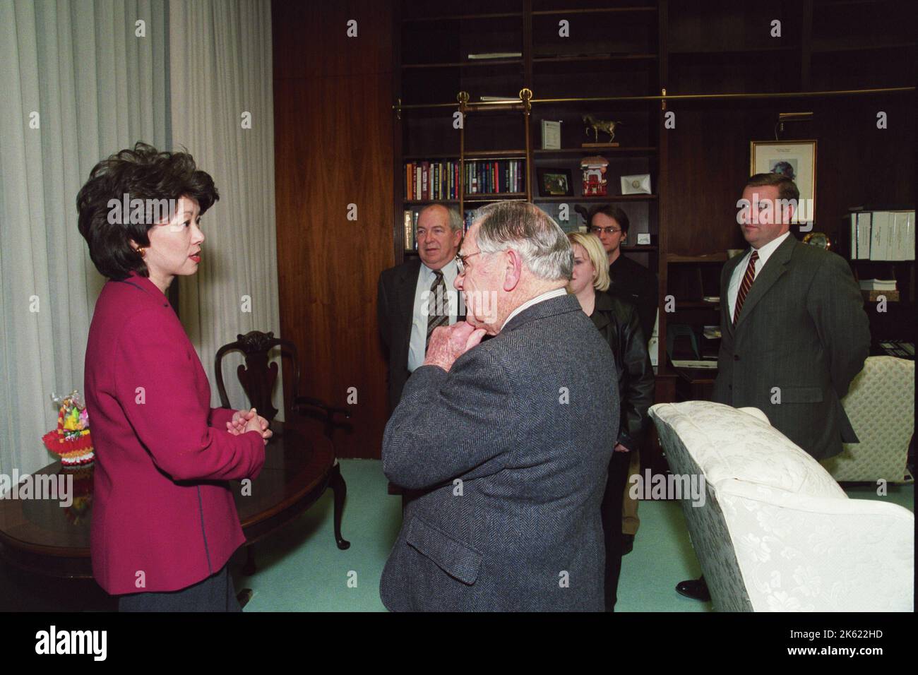 Office of the Secretary - Secretary Elaine Chao with Sean Redmond and ...