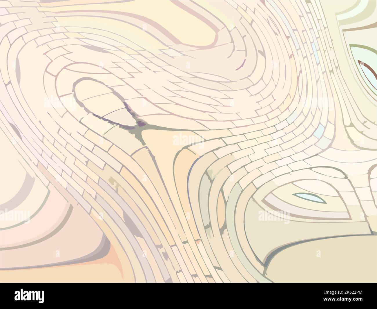 Pastel color map hi-res stock photography and images - Alamy