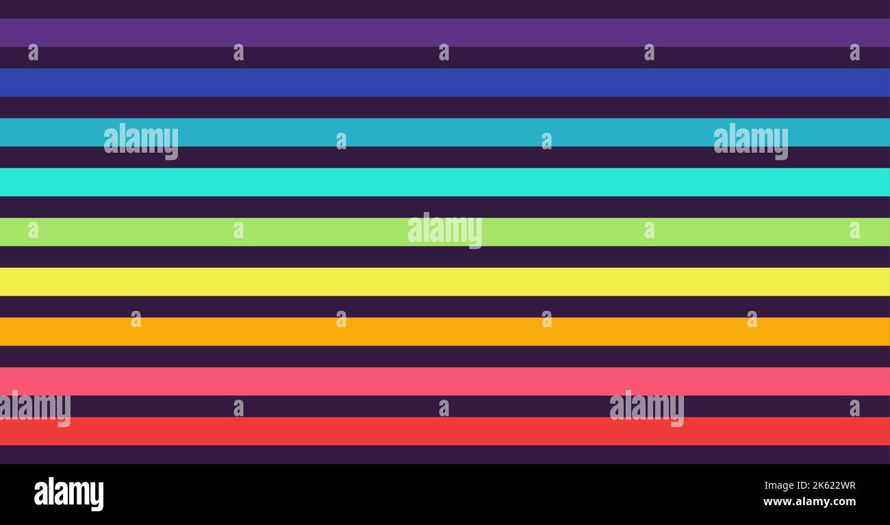 Colorful rainbow spectrum stripes background banner design. Vector ...