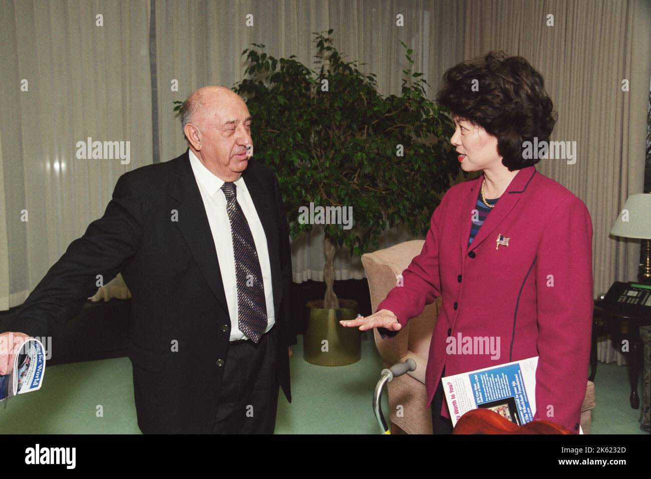 Office of the Secretary - Secretary Elaine Chao Meeting Ken Behring of ...
