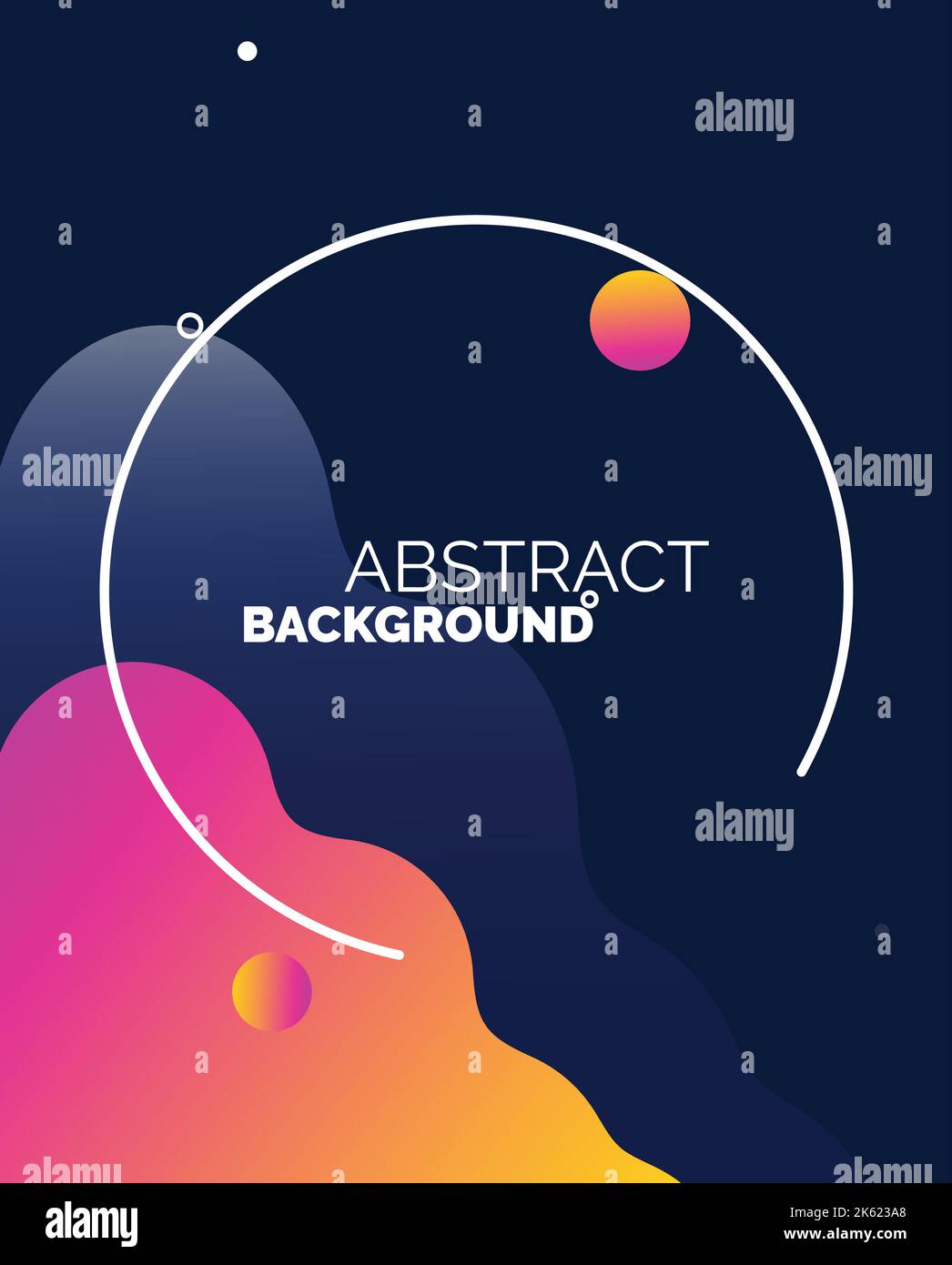 Gradient abstract shapes cover collection Vector Illustration Stock ...