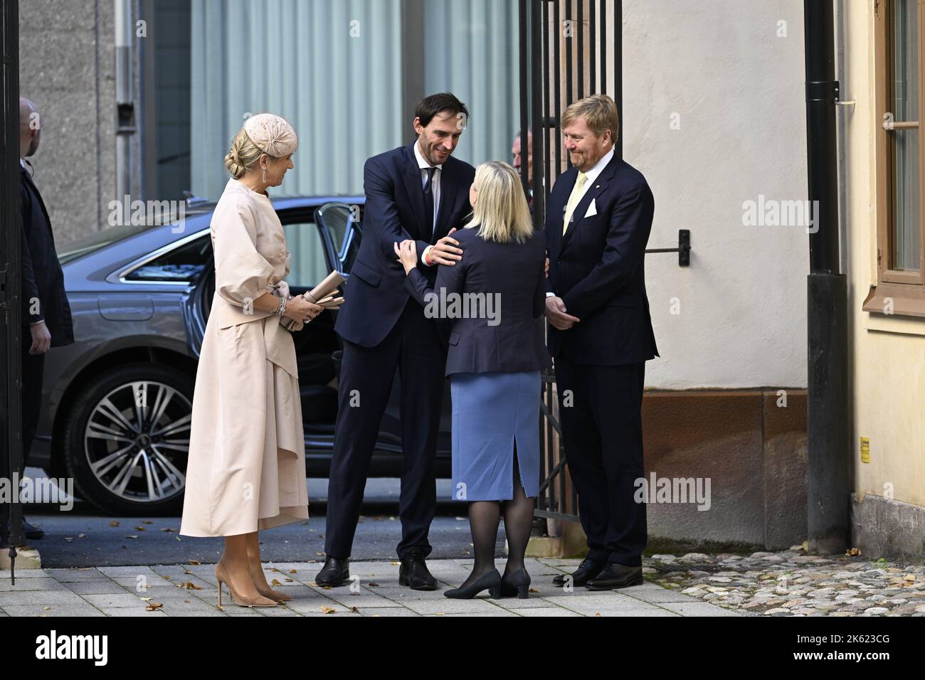 Swedish Prime Minister Magdalena Andersson receives King Willem ...