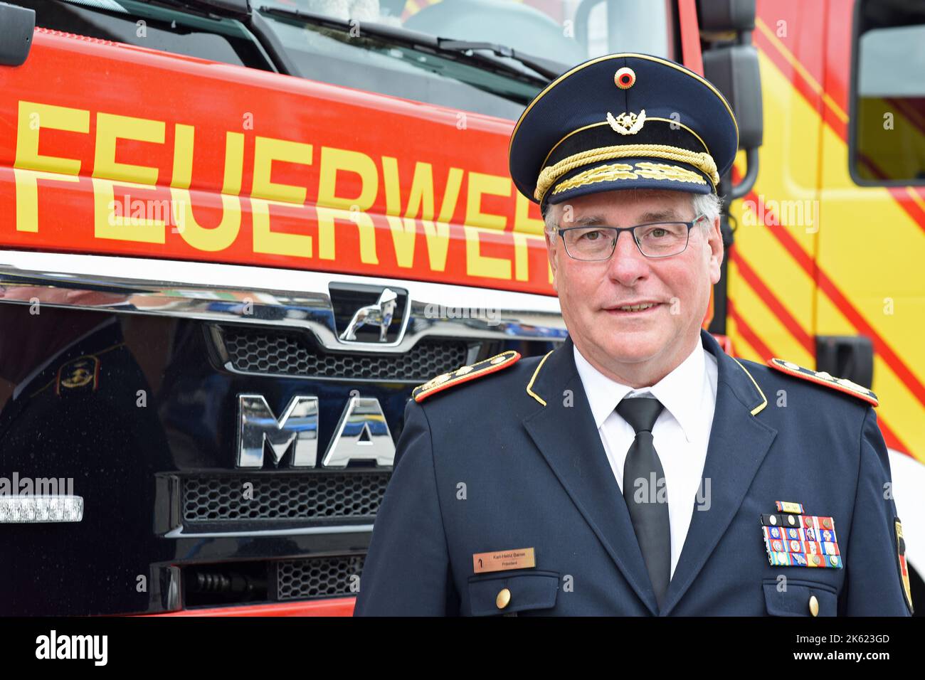 Murnau, Germany. 11th Oct, 2022. Karl-Heinz Banse, President of the ...