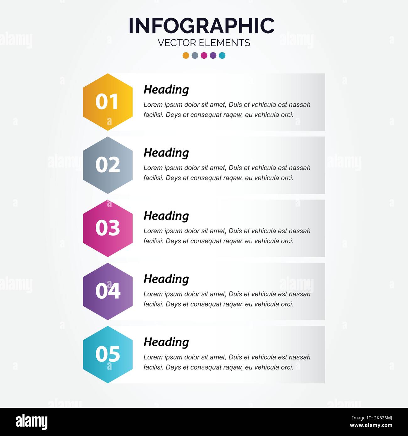 Simple steps workflow Stock Vector Images - Alamy