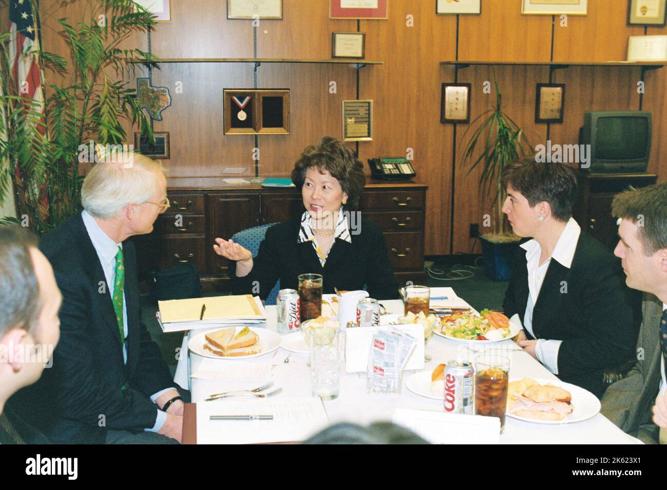 Office of the Secretary - Secretary Elaine Chao with Mike Porter ...