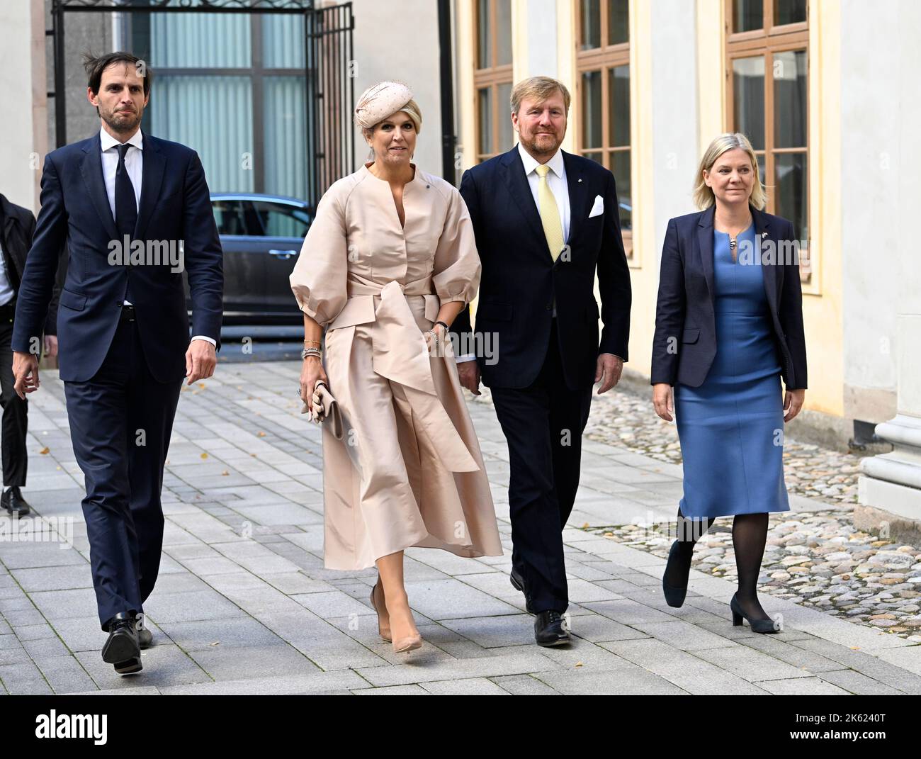 Swedish Prime Minister Magdalena Andersson receives King Willem ...