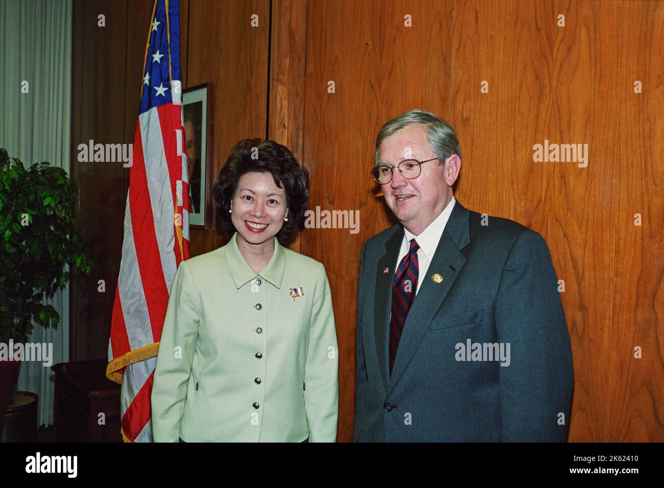 Office of the Secretary - Secretary Elaine Chao with Cong Norwood and ...