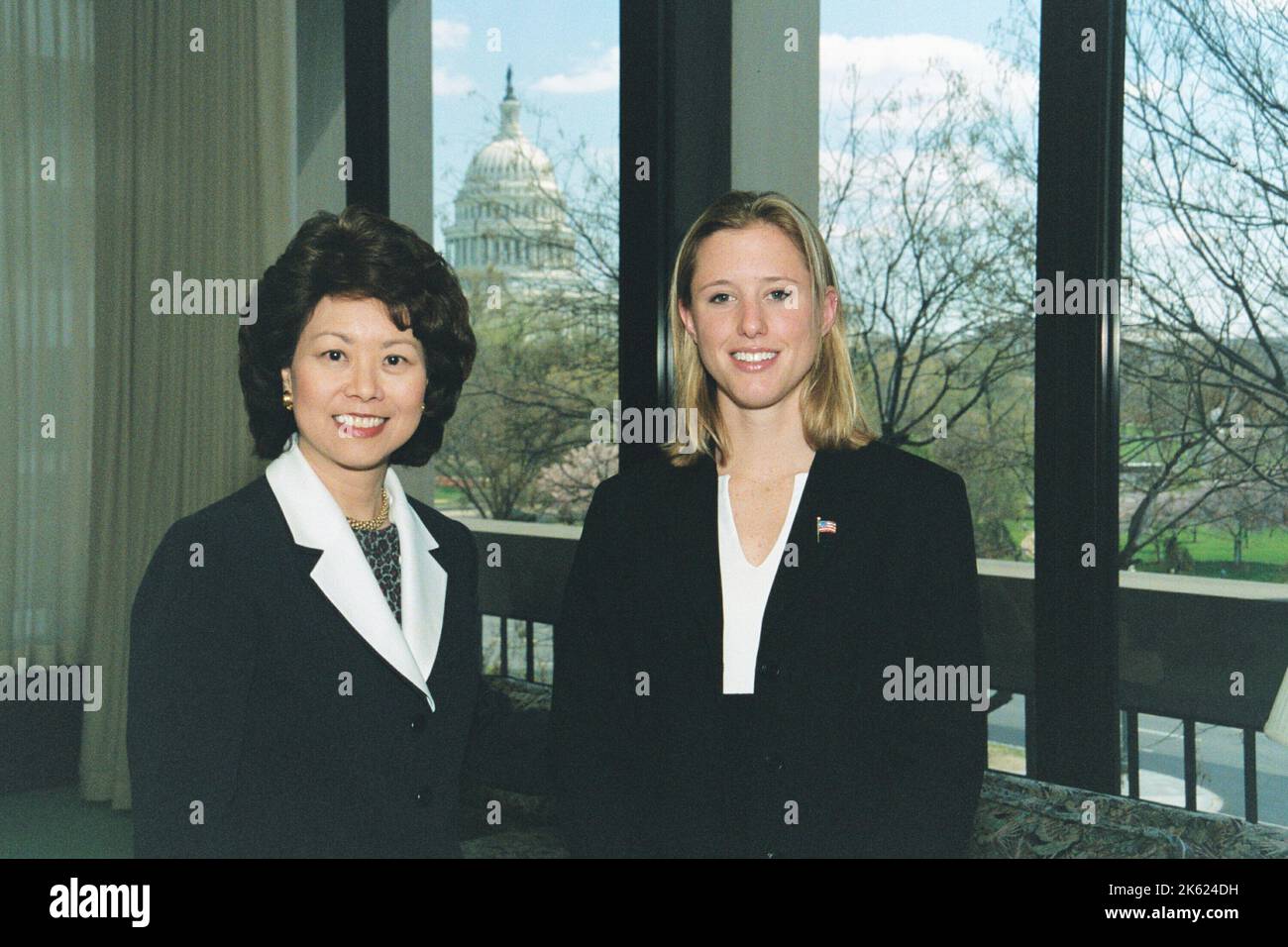Office of the Secretary - Secretary Elaine Chao with Mina Nguyen and ...