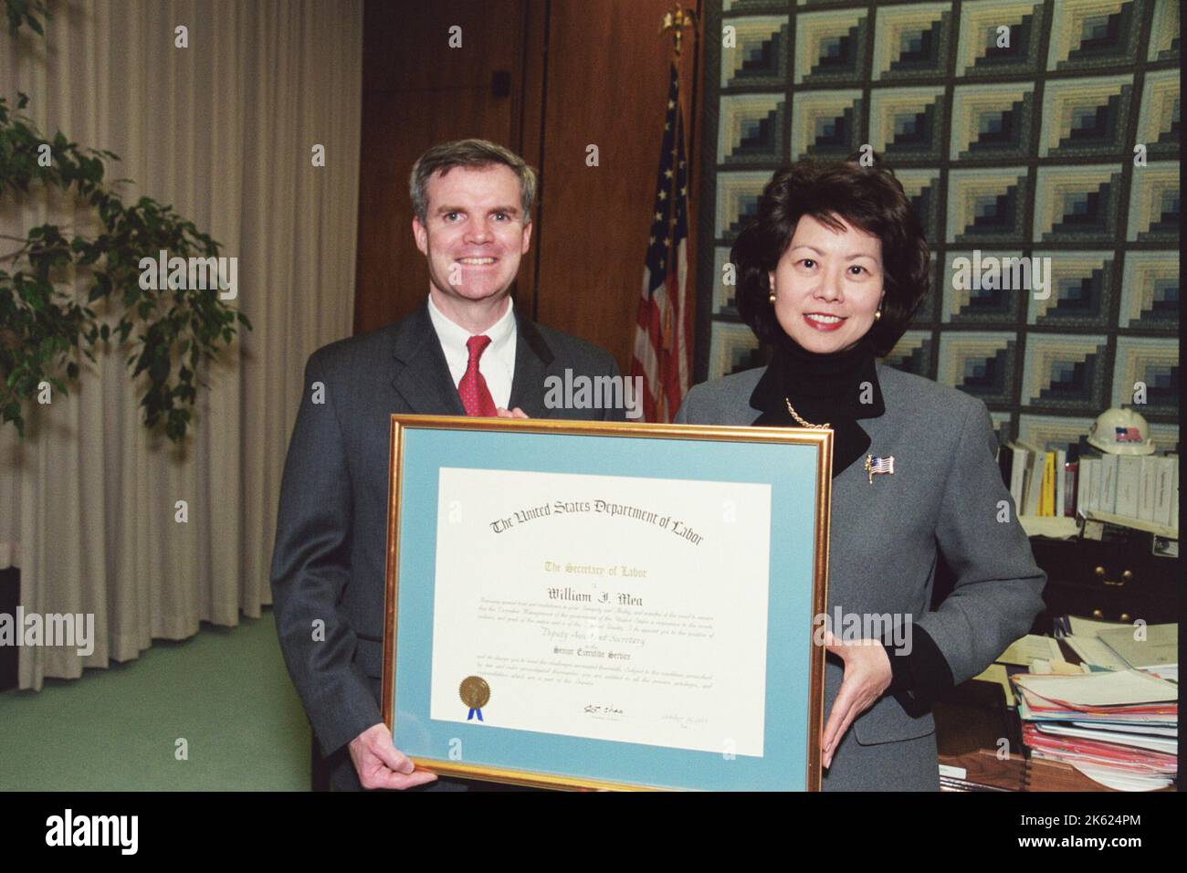 Office of the Secretary - Secretary Elaine Chao presents Senior ...