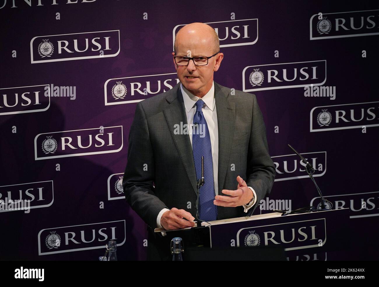 Sir Jeremy Fleming, director of GCHQ, delivers the third annual Royal ...