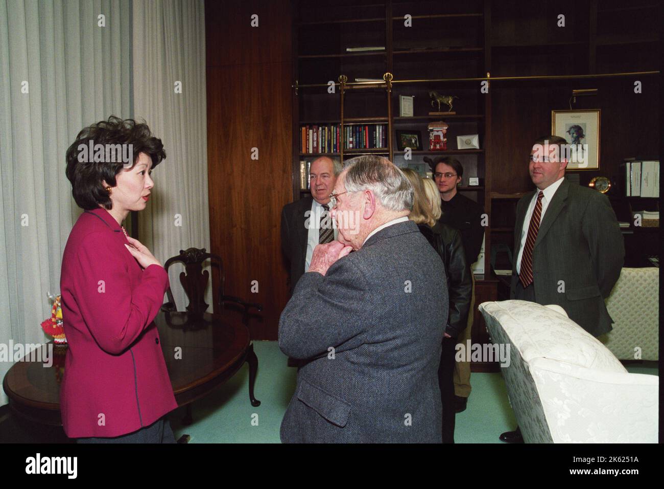 Office of the Secretary - Secretary Elaine Chao with Sean Redmond and ...