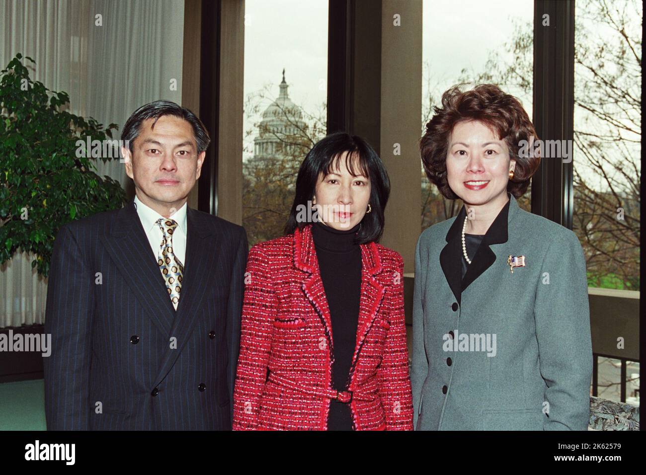 Office of the Secretary - Secretary Chawo with Mrs. Ho Stock Photo - Alamy