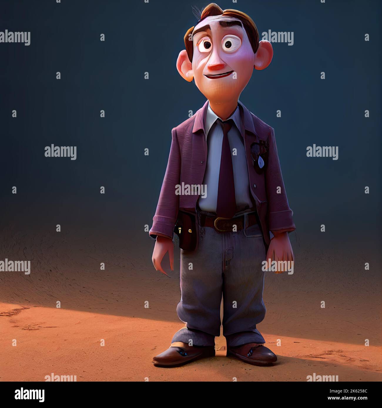 Cartoon teacher 3d hi-res stock photography and images - Alamy