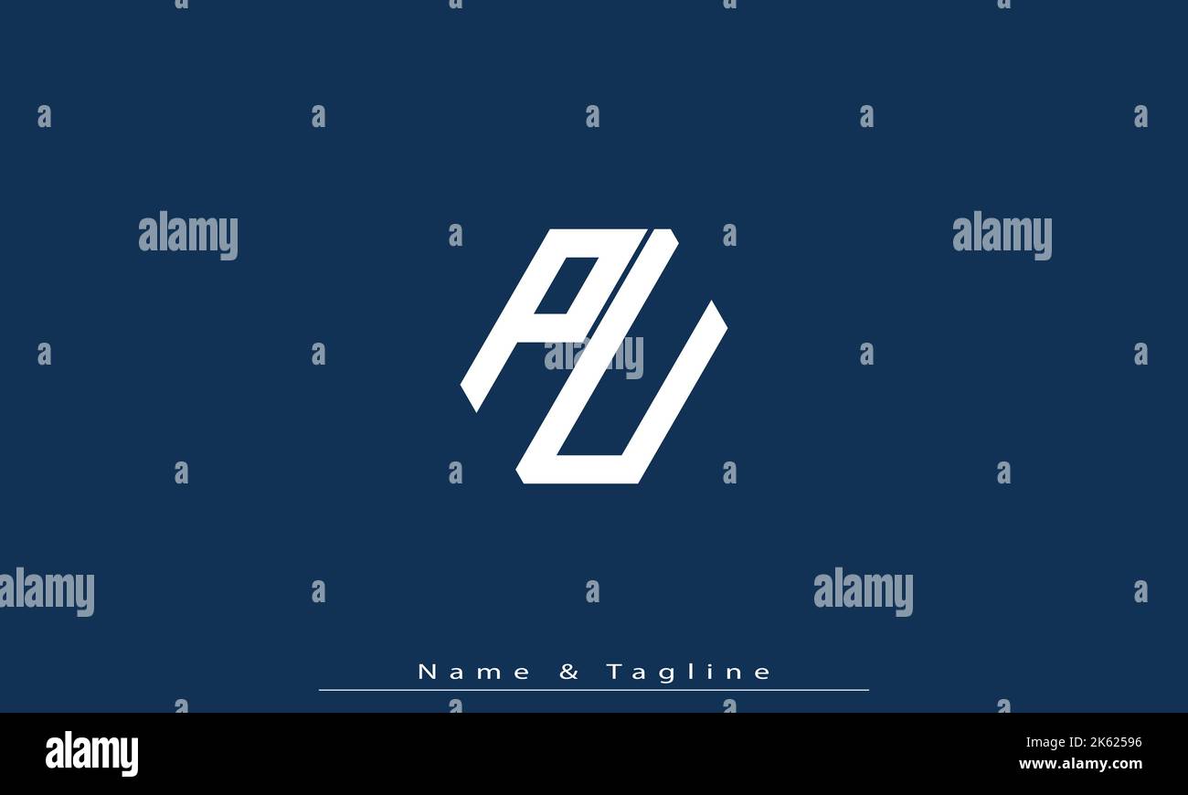 Pu letters Stock Vector Images - Alamy