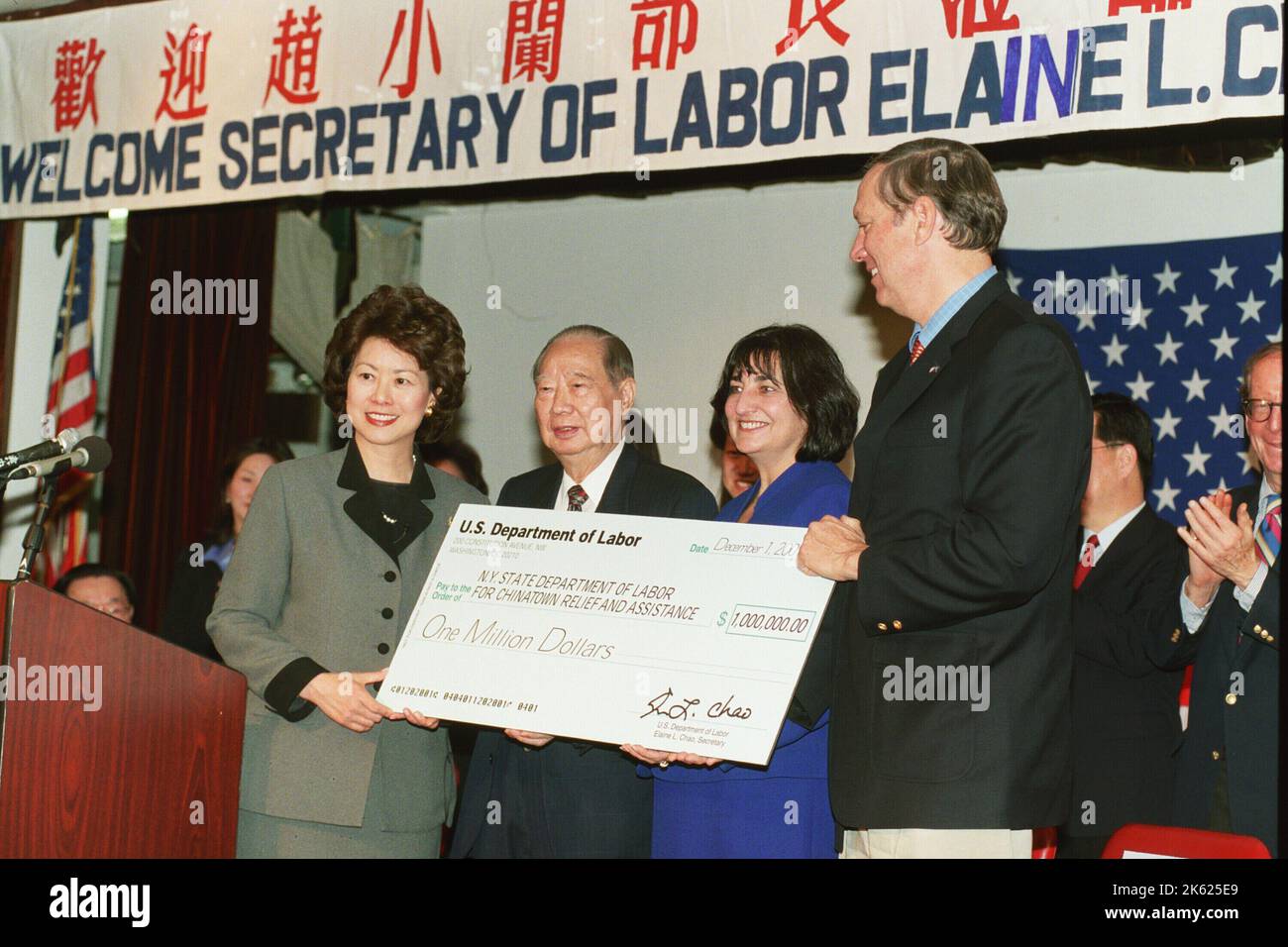 Office of the Secretary - Secretary Elaine Chao at Chinatown in New ...