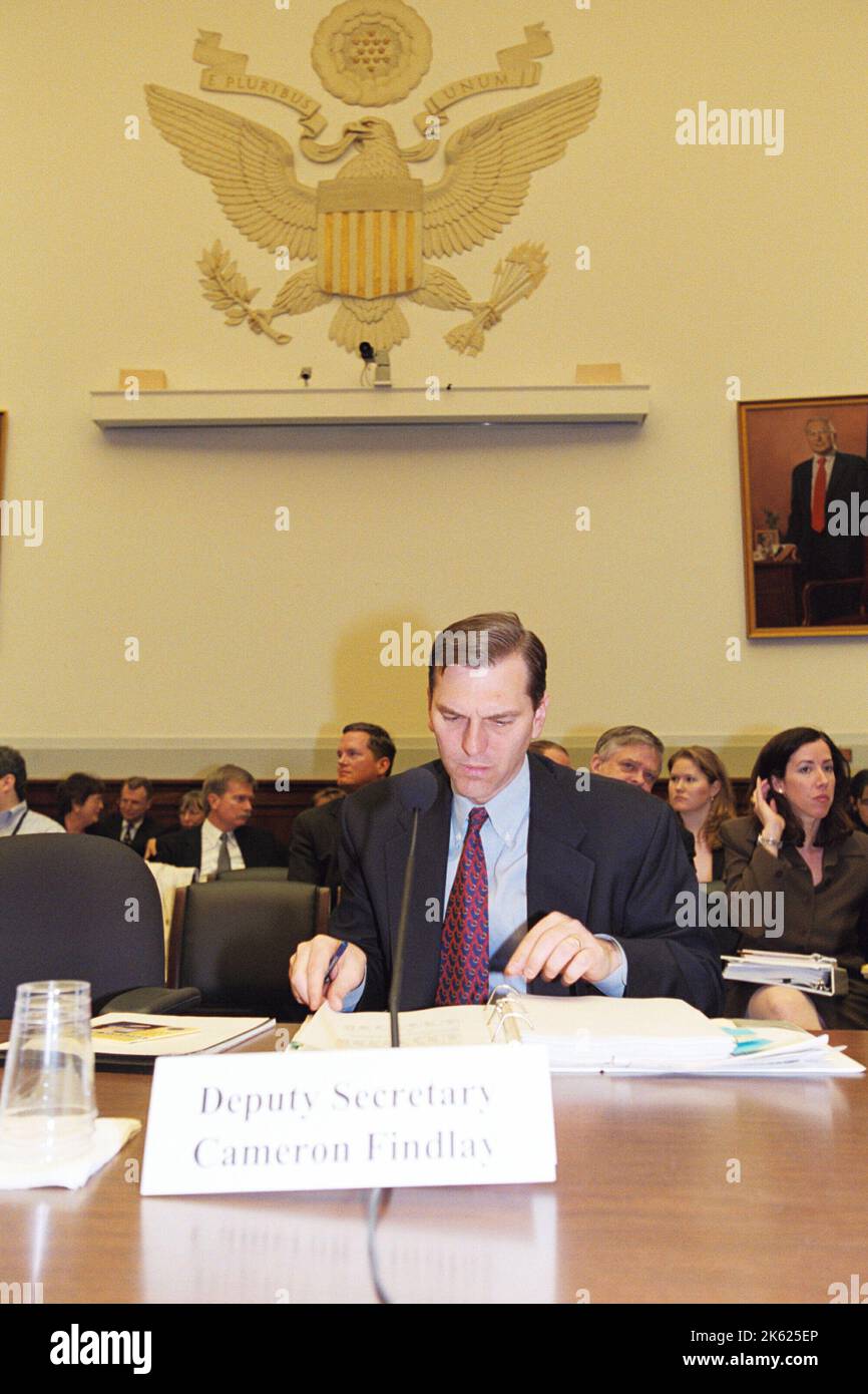 Office of the Secretary - Press Conference Cameron Finley Stock Photo ...