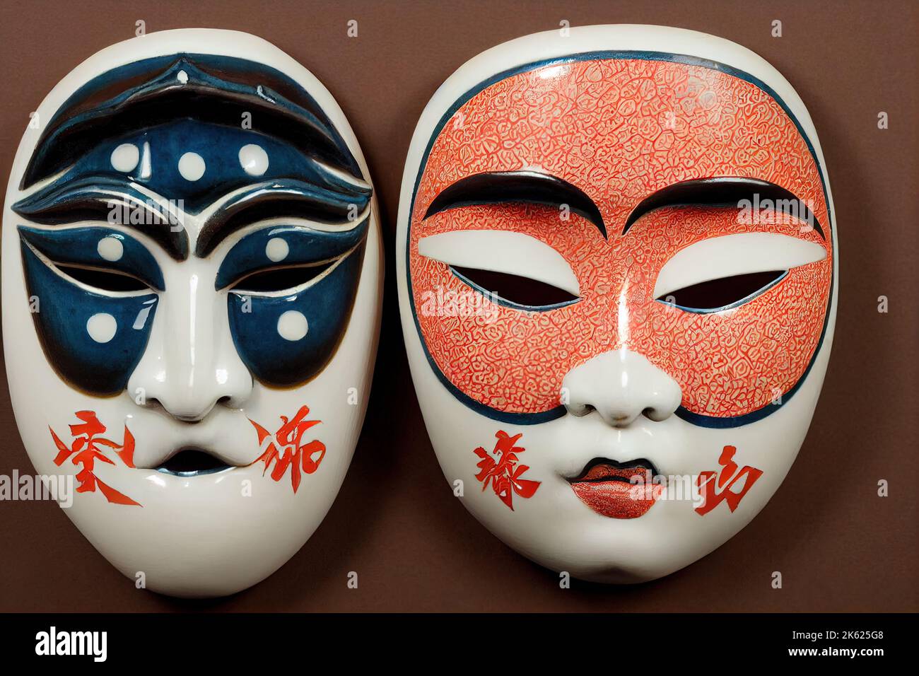 Kabuki theater character hi-res stock photography and images - Alamy