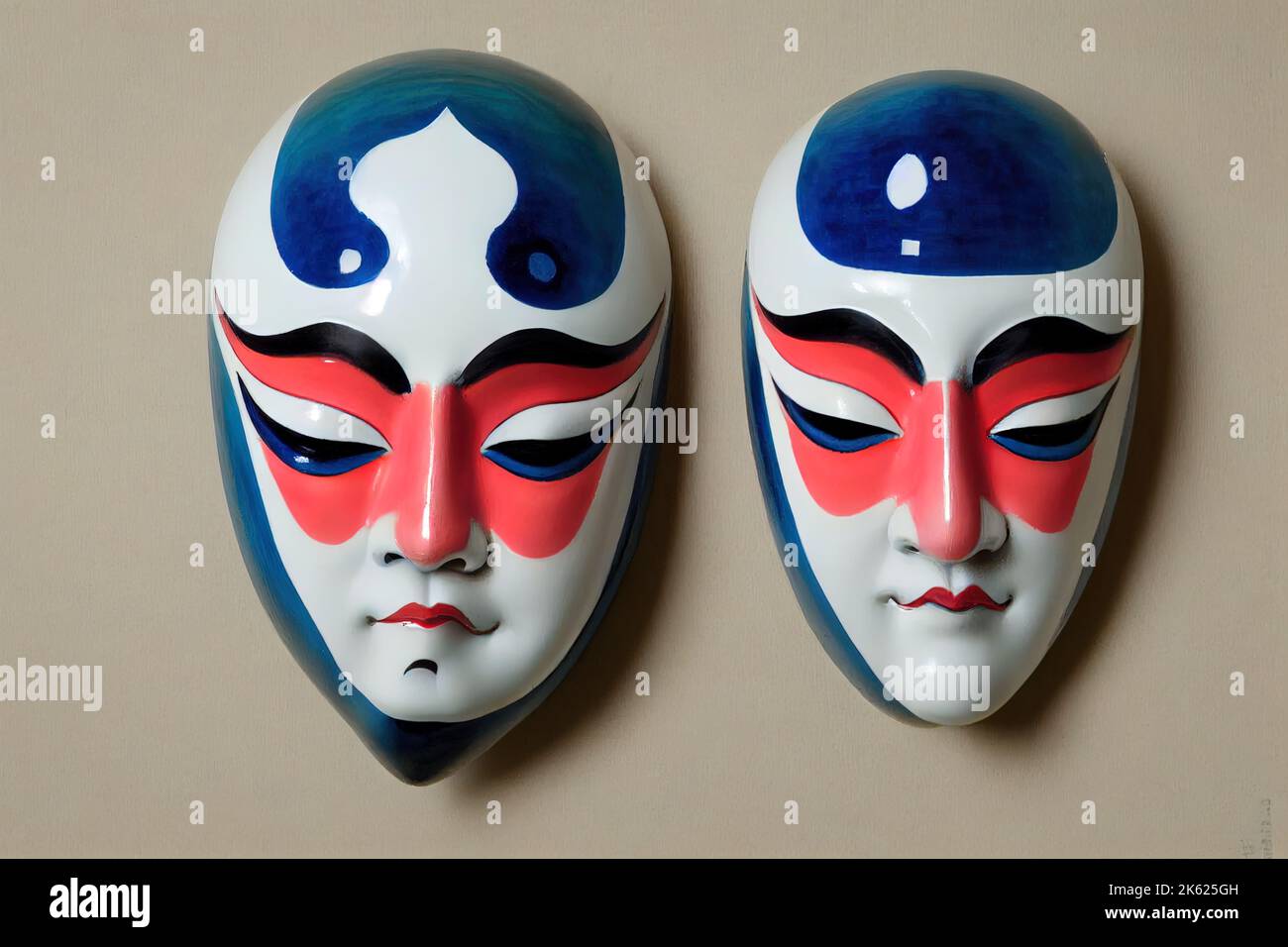 Kabuki theater character hi-res stock photography and images - Alamy