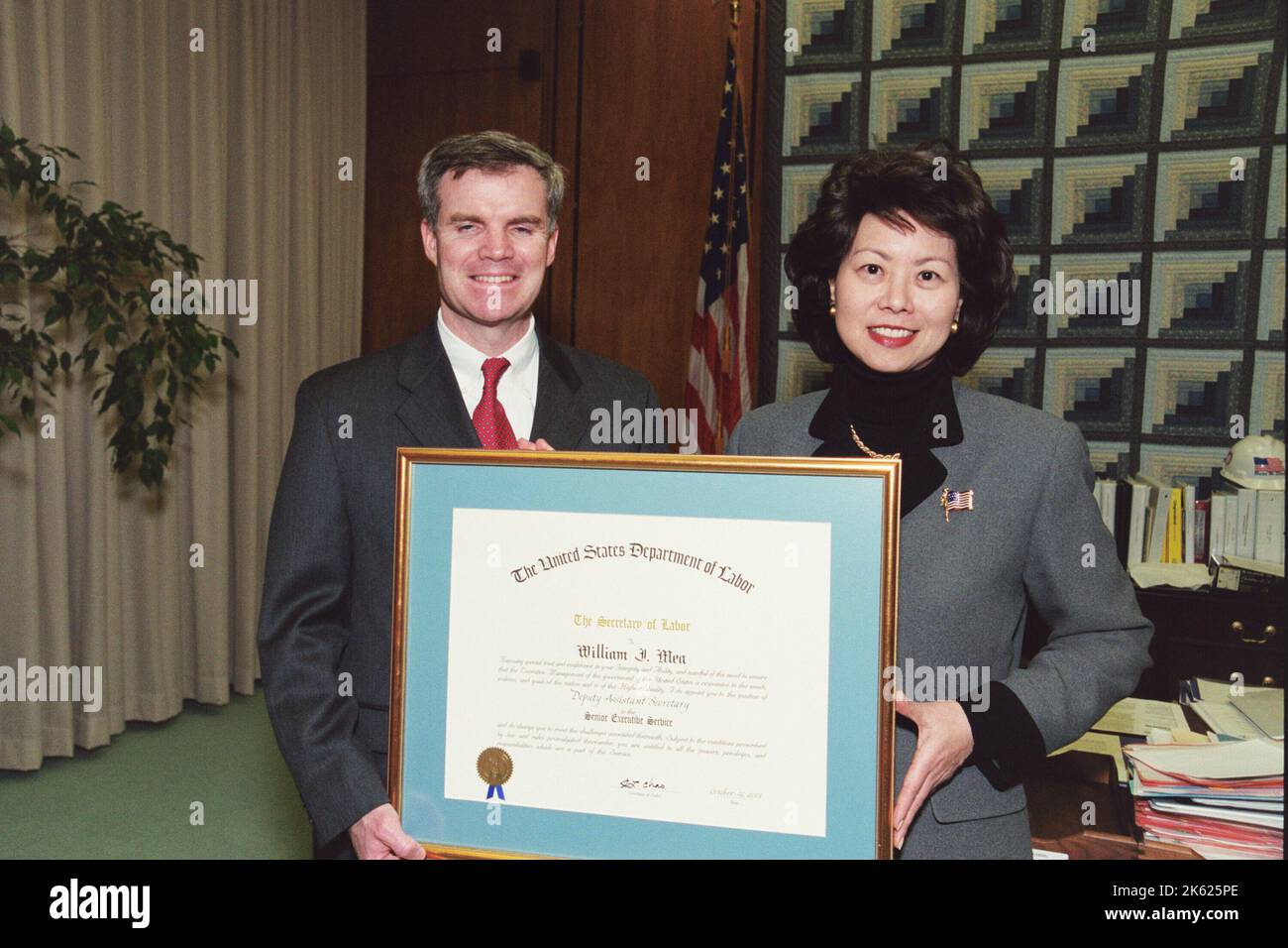 Office of the Secretary - Secretary Elaine Chao presents Senior ...