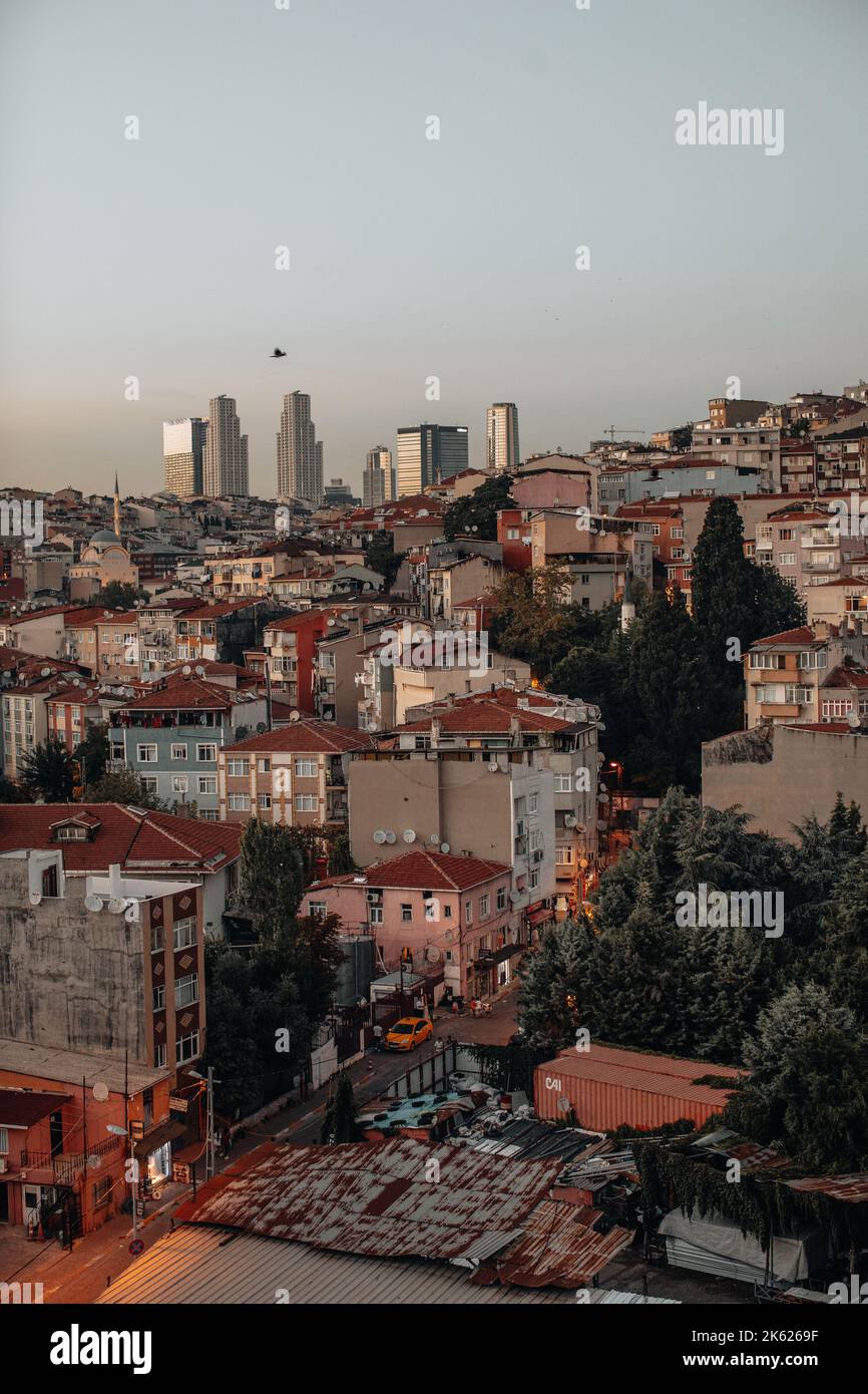 ISTANBUL, TURKEY - September 15 2022: Beautiful view of Istanbul city ...