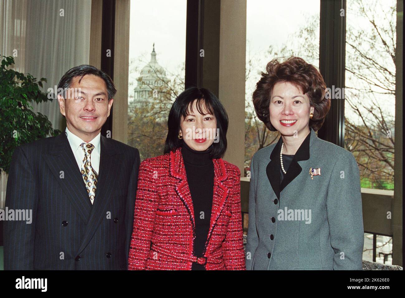 Office of the Secretary - Secretary Chawo with Mrs. Ho Stock Photo - Alamy