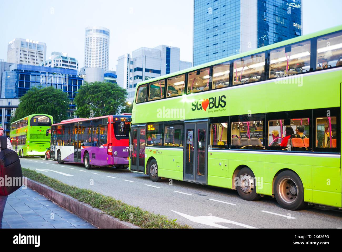 Singapore, 1 june 2022. singapore public transportation bus Stock Photo - Alamy