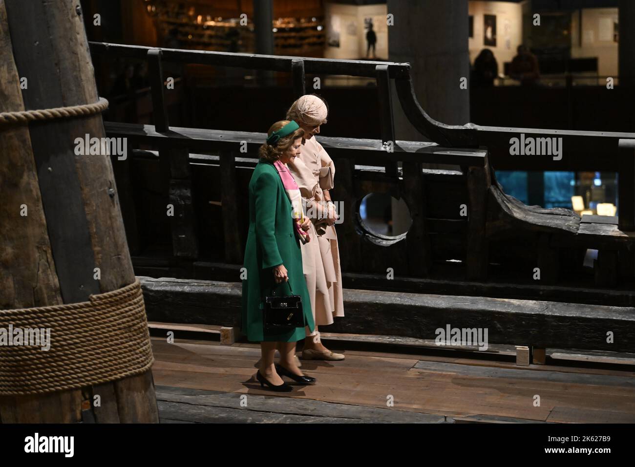 STOCKHOLM 20221011 Kung Willem-Alexander och drottning Máxima besöker ...