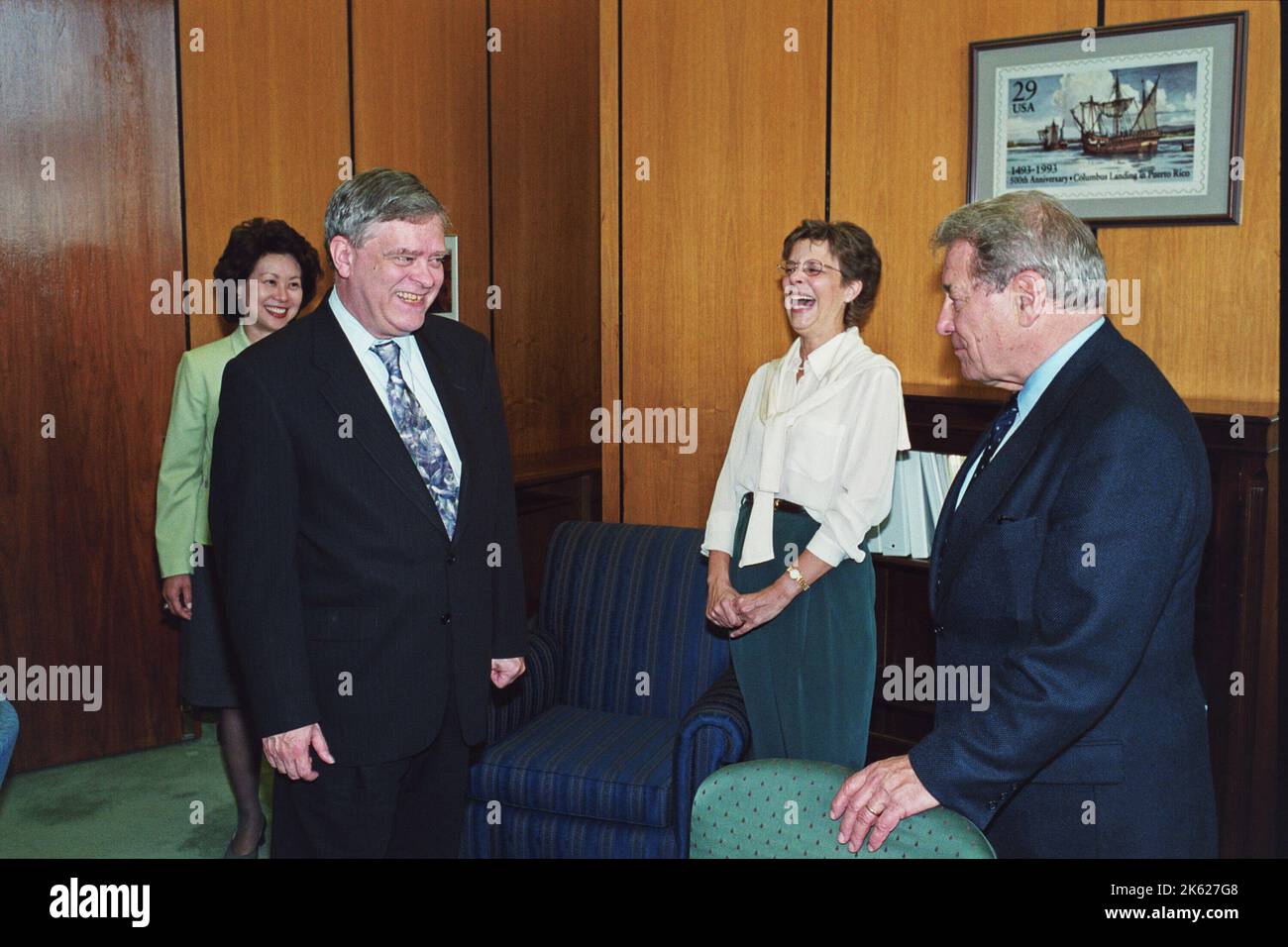 Office of the Secretary - Secretary Elaine Chao with Cong Norwood and ...