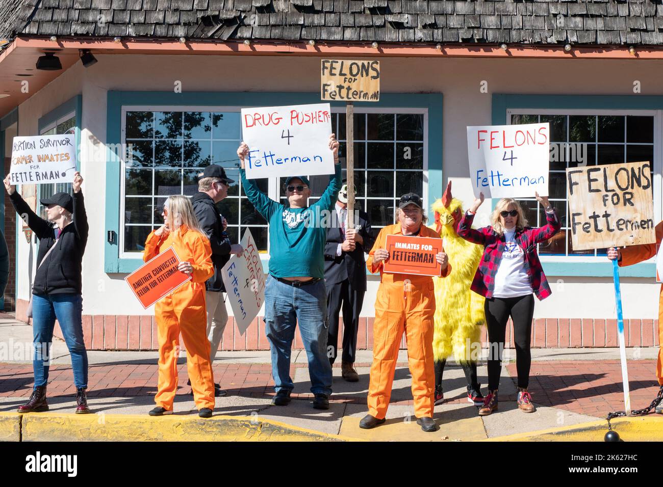 John Fetterman's Pennsylvania rally for the U.S. Senate campaign 2022 ...