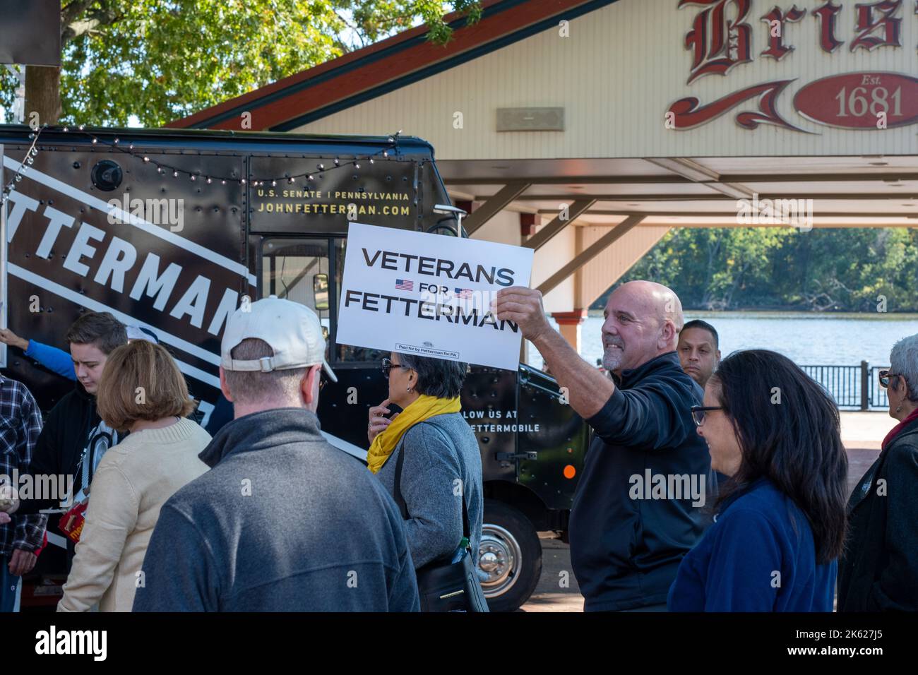 John Fetterman's Pennsylvania rally for the U.S. Senate campaign 2022 ...
