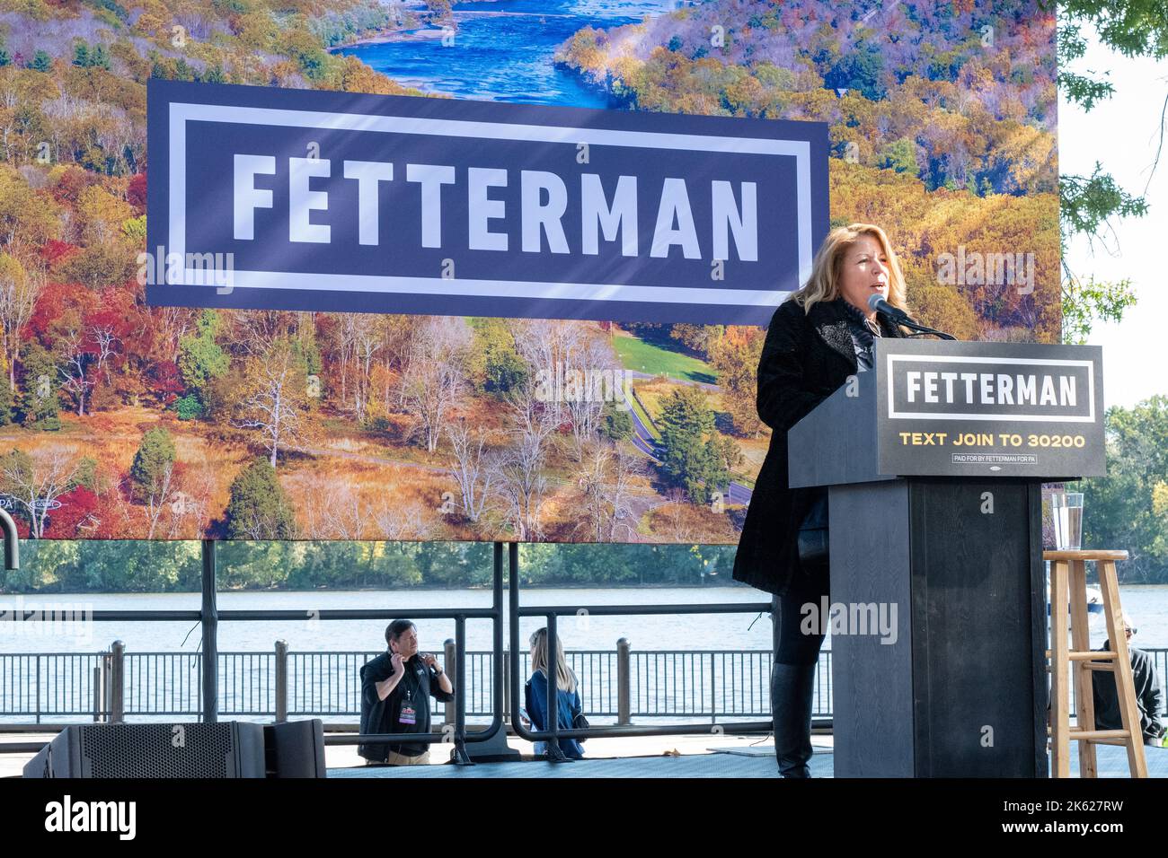 John Fetterman's Pennsylvania rally for the U.S. Senate campaign 2022 ...