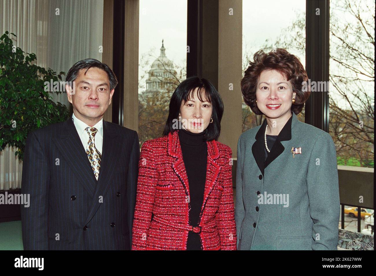 Office of the Secretary - Secretary Chawo with Mrs. Ho Stock Photo - Alamy