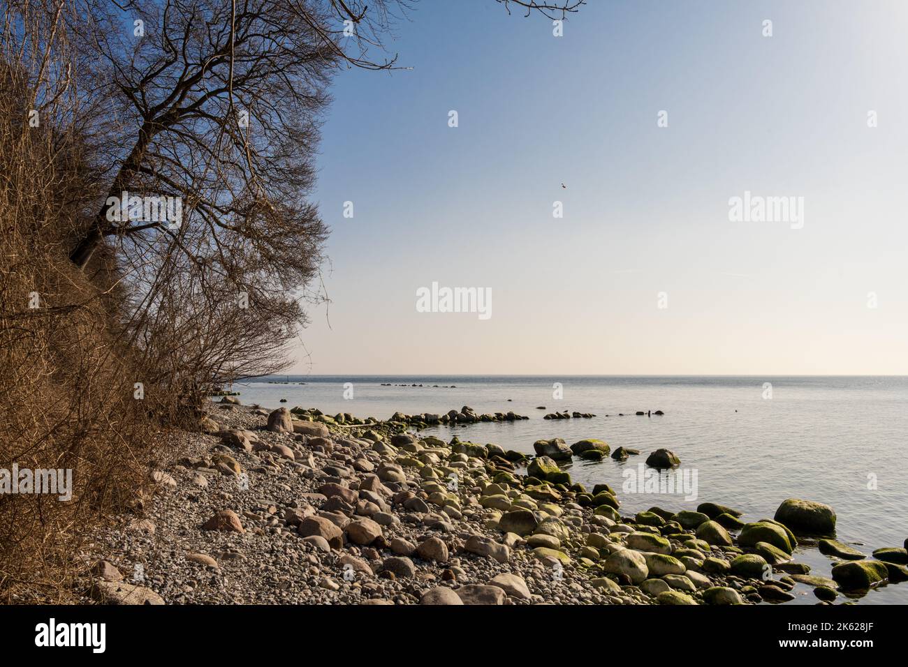 Ostsebad Sassnitz auf der Ostseeinsel Rügen Wanderweg entlang der ...