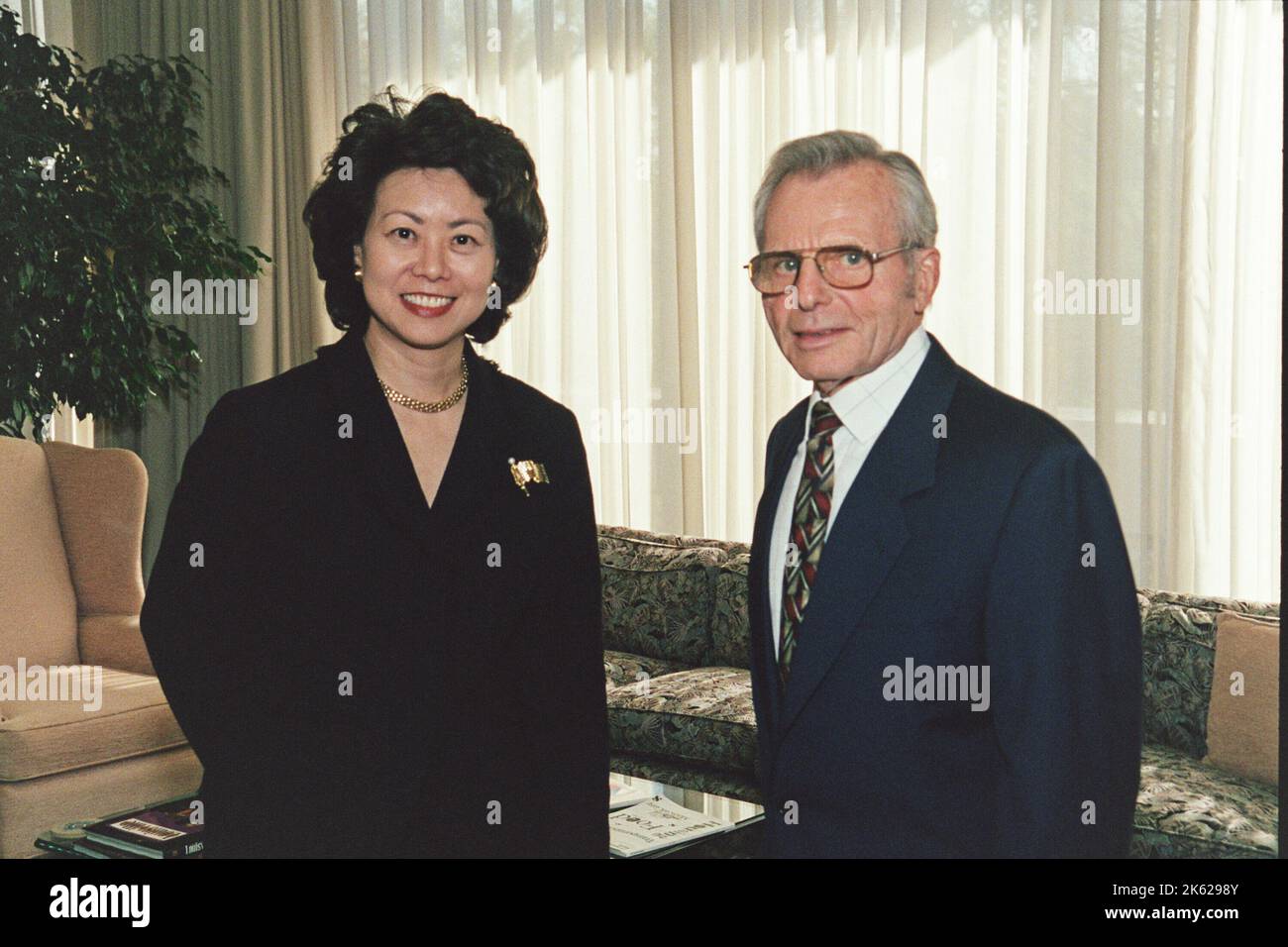 Office of the Secretary - Secretary Elaine Chao with Secretary of ...