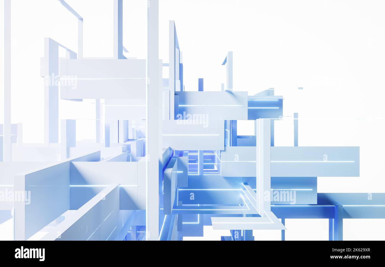 Abstract sci fi circuit Cut Out Stock Images & Pictures - Alamy