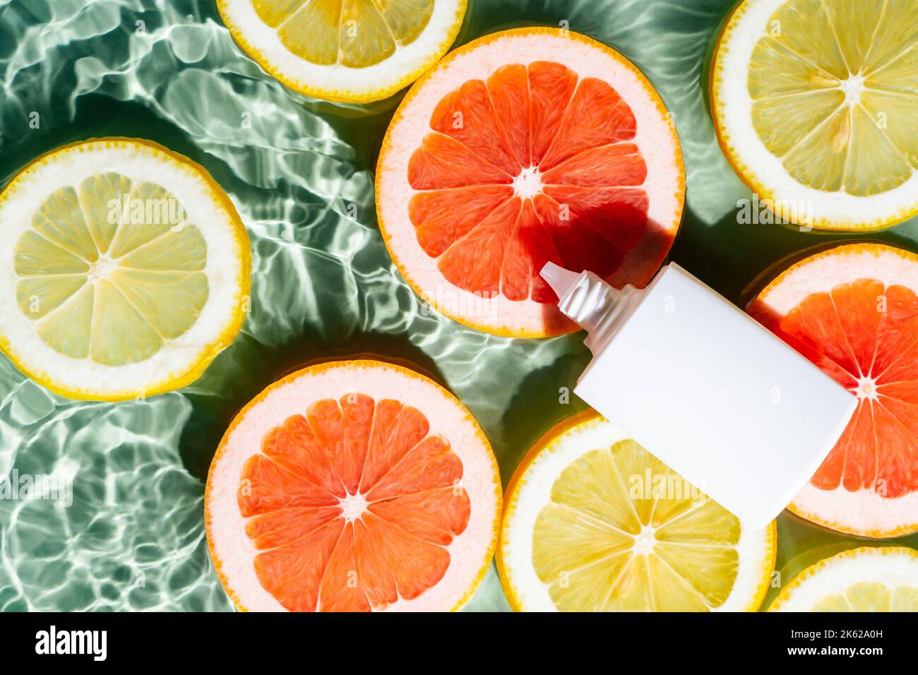 White beauty product sunscreen cream vial tube bottle in transparent ...