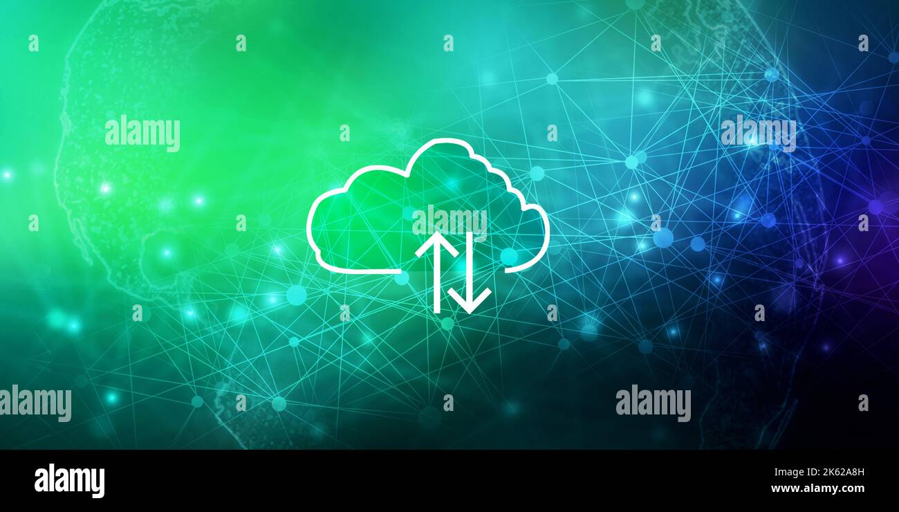 2d rendering technology Cloud computing Stock Photo - Alamy