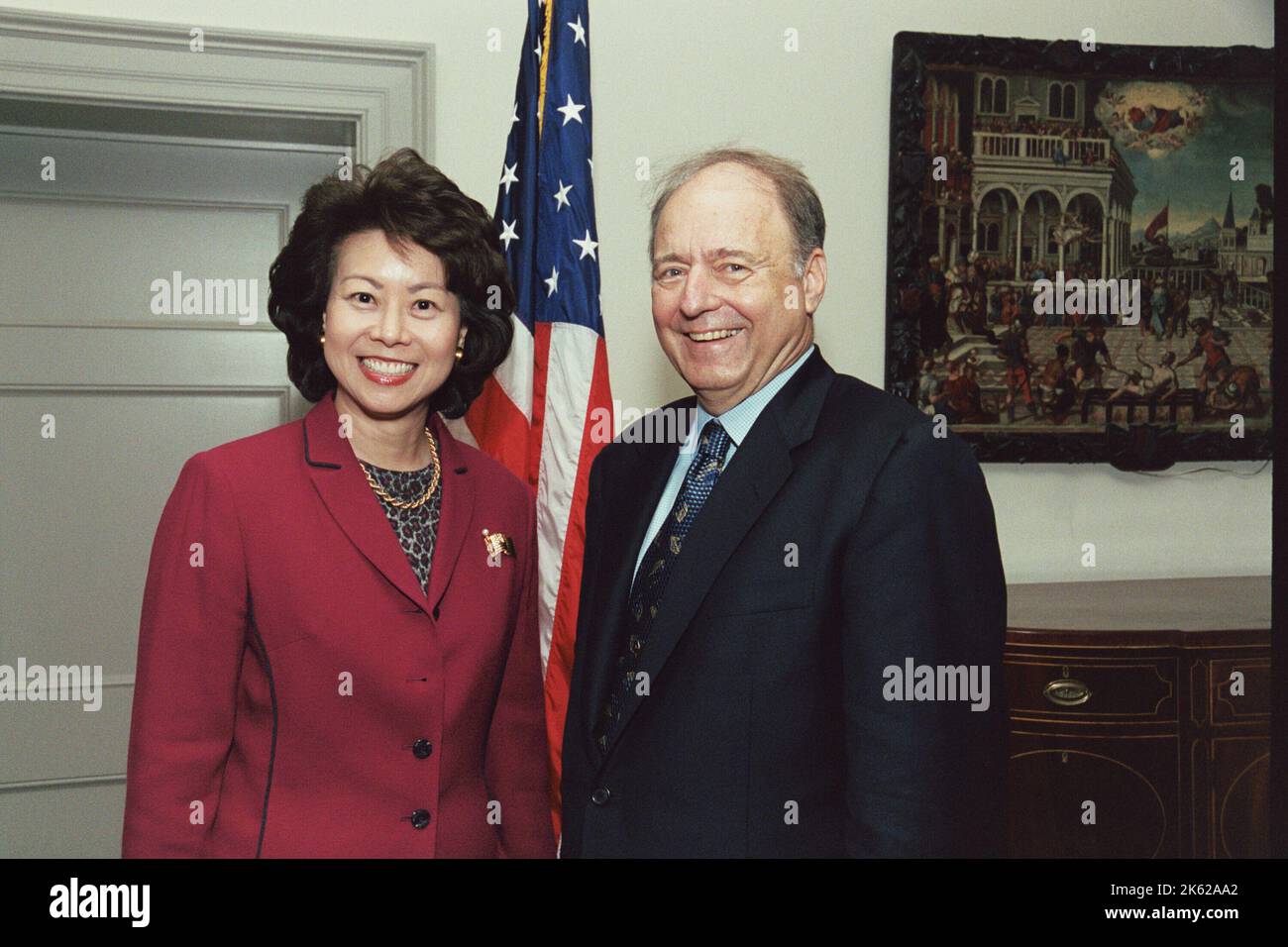 Office of the Secretary - Secretary Elaine Chao at 2001 Business Leader ...