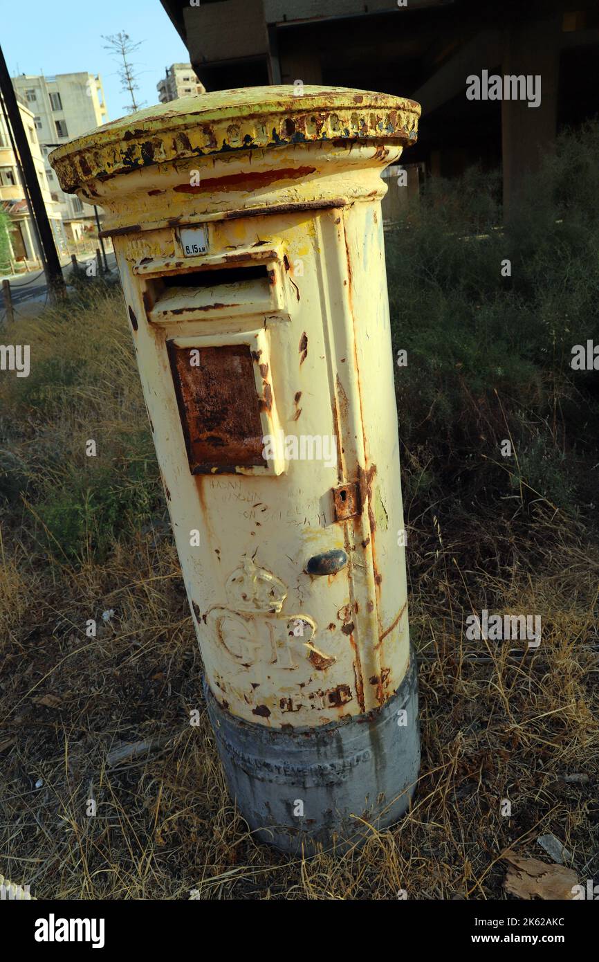 Abandoned British Post Box, Varosha Ghost Town; Famagusta (Gazimagusa ...