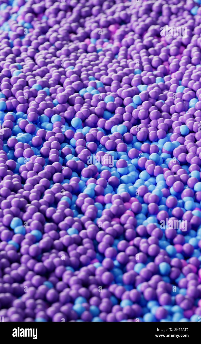 Density balls, abstract geometric background, 3d rendering. Computer ...